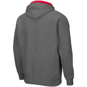 COLOSSEUM Nebraska Huskers Big & Tall Full-zip Hoodie - Charcoal