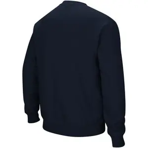 COLOSSEUM Midshipmen Arch & Logo Crew Neck Sweatshirt - Navy