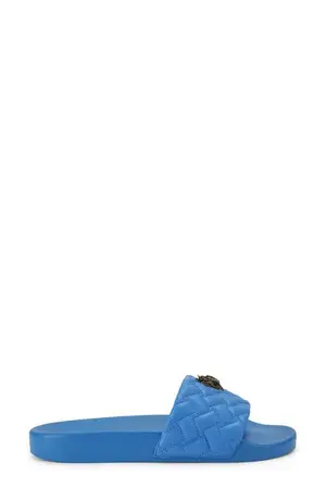 Kurt Geiger Meena Eagle Glitter Slide Sandal - Blue