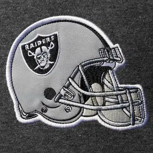 STARTER Heathered Gray/silver Las Vegas Raiders Extreme Fireballer Pullover Hoodie