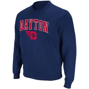 COLOSSEUM Dayton Flyers Arch & Logo Tackle Twill Pullover Sweatshirt
