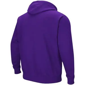 COLOSSEUM Lsu Tigers Arch & Logo 2.0 Pullover Hoodie - Purple