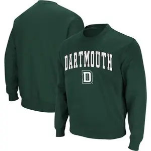 COLOSSEUM Dartmouth Big Arch & Logo Tackle Twill Pullover Sweatshirt - Green