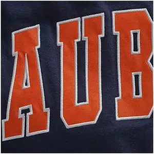 COLOSSEUM Auburn Tigers Big & Tall Full-zip Hoodie - Navy