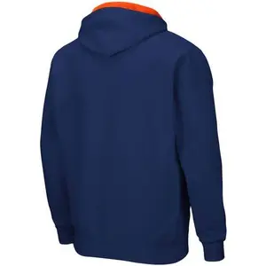 COLOSSEUM Auburn Tigers Big & Tall Full-zip Hoodie - Navy