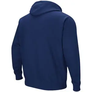 COLOSSEUM West Virginia Mountaineers Arch & Logo 2.0 Pullover Hoodie - Navy