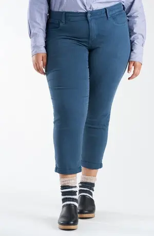 SLINK JEANS High-waisted Boyfriend Jeans - Hydro