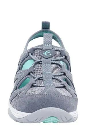 Easy Spirit Earthen Walking Sneaker - Grey Multi Suede