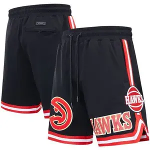 PRO STANDARD Atlanta Hawks Chenille Shorts - Black