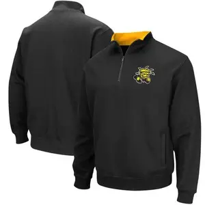 COLOSSEUM Wichita State Shockers Tortugas Logo Quarter-zip Jacket - Black