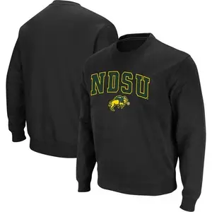 COLOSSEUM Ndsu Bison Arch & Logo Tackle Twill Pullover Sweatshirt