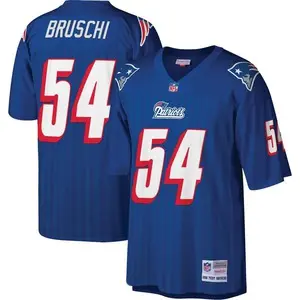 Mitchell & Ness Tedy Bruschi 1996 Retired Player Replica Jersey - Royal