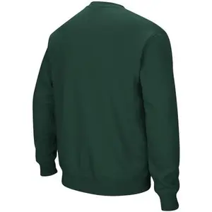 COLOSSEUM Tulane Wave Arch & Logo Tackle Twill Pullover Sweatshirt