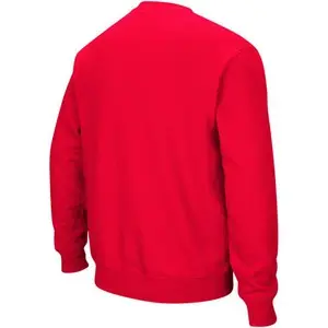 COLOSSEUM Miami University Redhawks Arch & Logo Crew Neck Sweatshirt