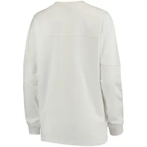 PRESSBOX Wisconsin Badgers Edith Long Sleeve T-shirt - White