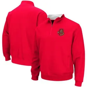 COLOSSEUM Cornell Big Tortugas Logo Quarter-zip Jacket - Red