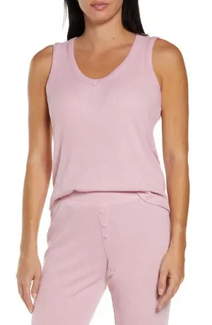 PJ Salvage Text Essential Tank - Lilac Rose
