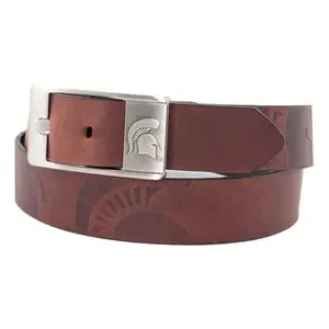 EAGLES WINGS Michigan State Spartans Brandish Leather Belt