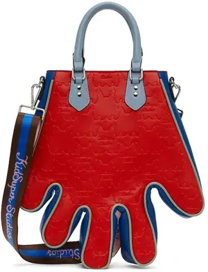 KIDSUPER STUDIOS KidSuper Red & Beige Hand Bag - Red/yellow