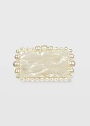 Cult Gaia Eos Pearly Acrylic Clutch One-color