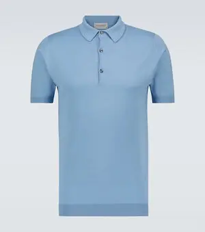 John Smedley Adrian Sea Island Cotton Polo Shirt