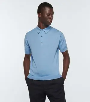 John Smedley Adrian Sea Island Cotton Polo Shirt