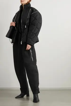 Givenchy Convertible Quilted Padded Shell Jacket