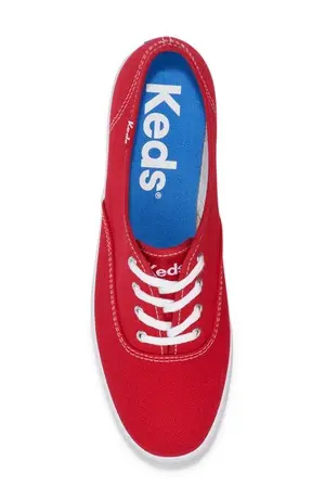 Keds® Champion Canvas Sneaker - Red Canvas