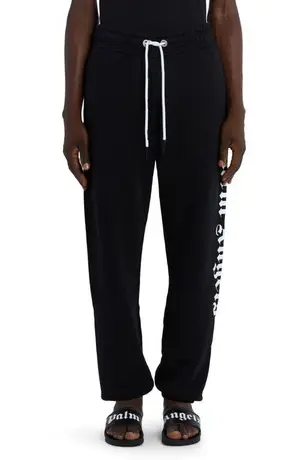 Palm Angels Side Logo Cotton Joggers