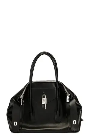 Givenchy Medium Antigona Lock Soft Bag - Black