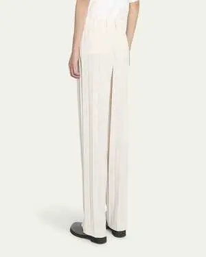 Issey Miyake Pleated Straight-leg Pants