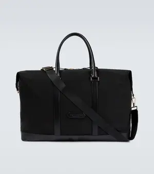 TOM FORD Technical Canvas Duffle Bag - Black