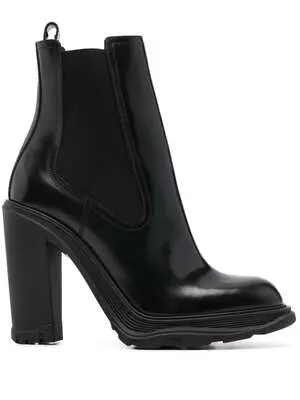 Alexander Mcqueen Block Heel Boots For Women