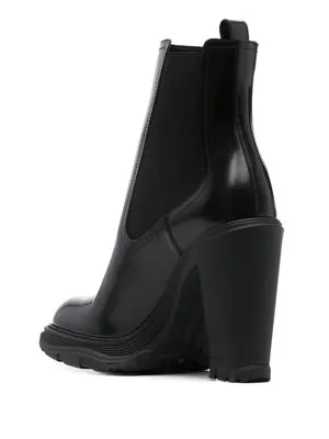 Alexander McQueen Leather Chelsea Boots
