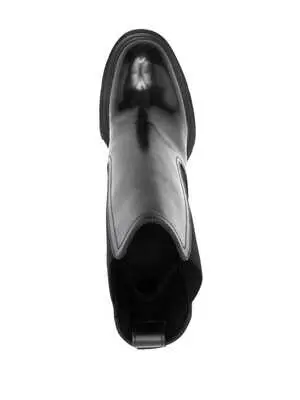 Alexander McQueen Leather Chelsea Boots