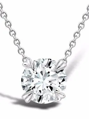 PRAGNELL 18kt White Gold Windsor Diamond Pendant Necklace - Silver