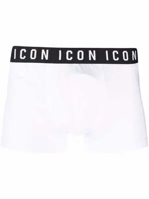 Dsquared2 Logo Waist Boxers - White