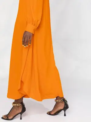Stella McCartney Cold-shoulder Belted Dress