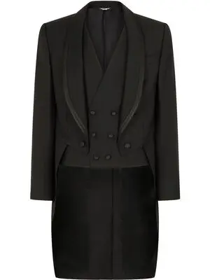 Dolce & Gabbana Three-piece Wool Evening Suit