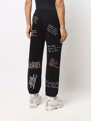 PLEASURES Sketch-style Print Trousers