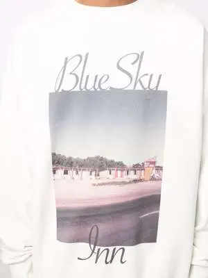 BLUE SKY INN Graphic Print Sweatshirt