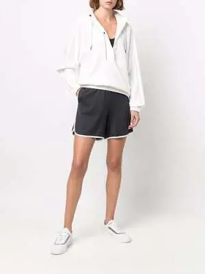 Brunello Cucinelli Cashmere-blend Elastic Waist Shorts