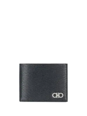 FERRAGAMO Gancini Bifold Wallet - Black