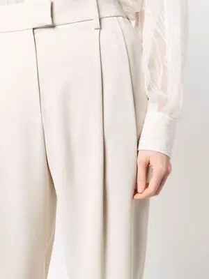 Brunello Cucinelli Pleated Waist Trousers - Neutrals