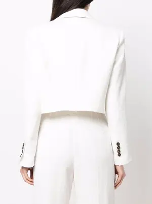 Brunello Cucinelli Cropped Woven Blazer