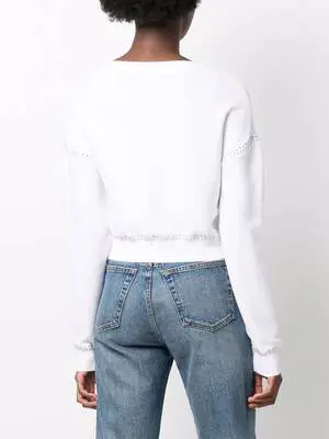 Moschino Embroidered Logo Cotton Sweater