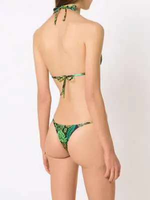 AMIR SLAMA Tropical Print Bikini