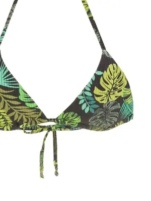 AMIR SLAMA Tropical Print Bikini