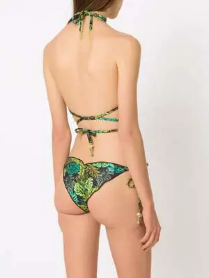 AMIR SLAMA Tropical Print Bikini