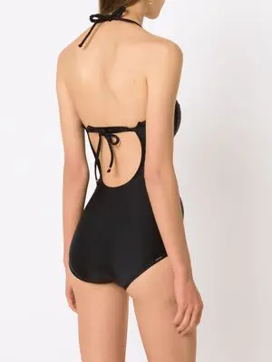 AMIR SLAMA Bustier Neck Tie Swimsuit